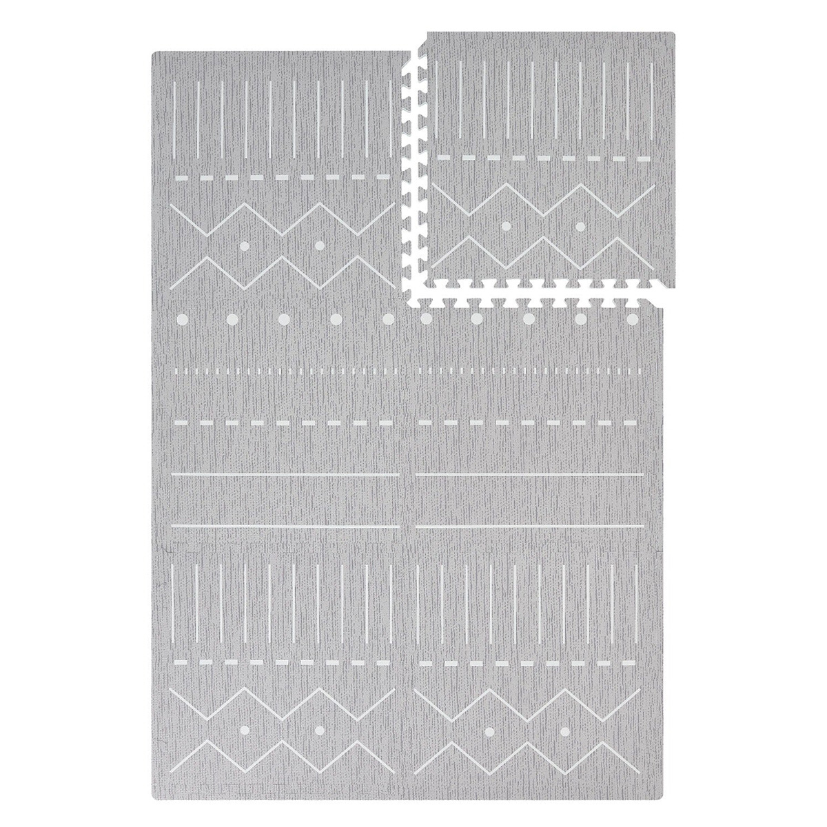 Toddlekind Tapis de Jeux Prettier Puzzle - Berber Storm - Tapis éveil Toddlekind sur L'Armoire ...