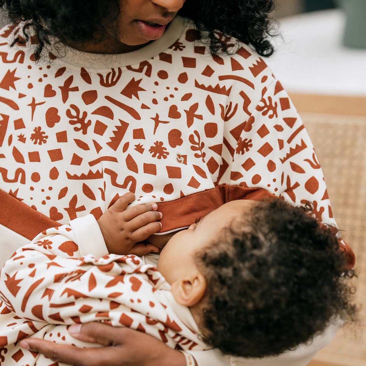 You&Milk Sweat d'Allaitement Geometric Mama - XL - Parents You&Milk sur ...