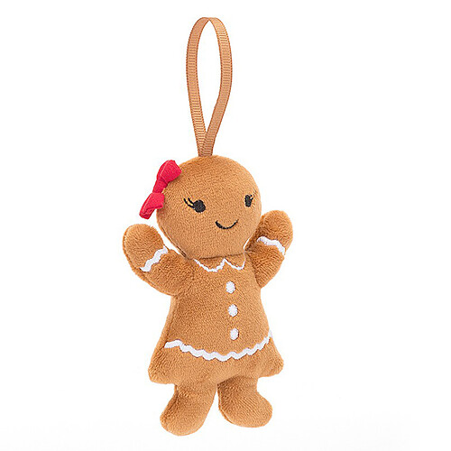 Jellycat Festive Folly Gingerbread Ruby - Peluche Jellycat sur L ...