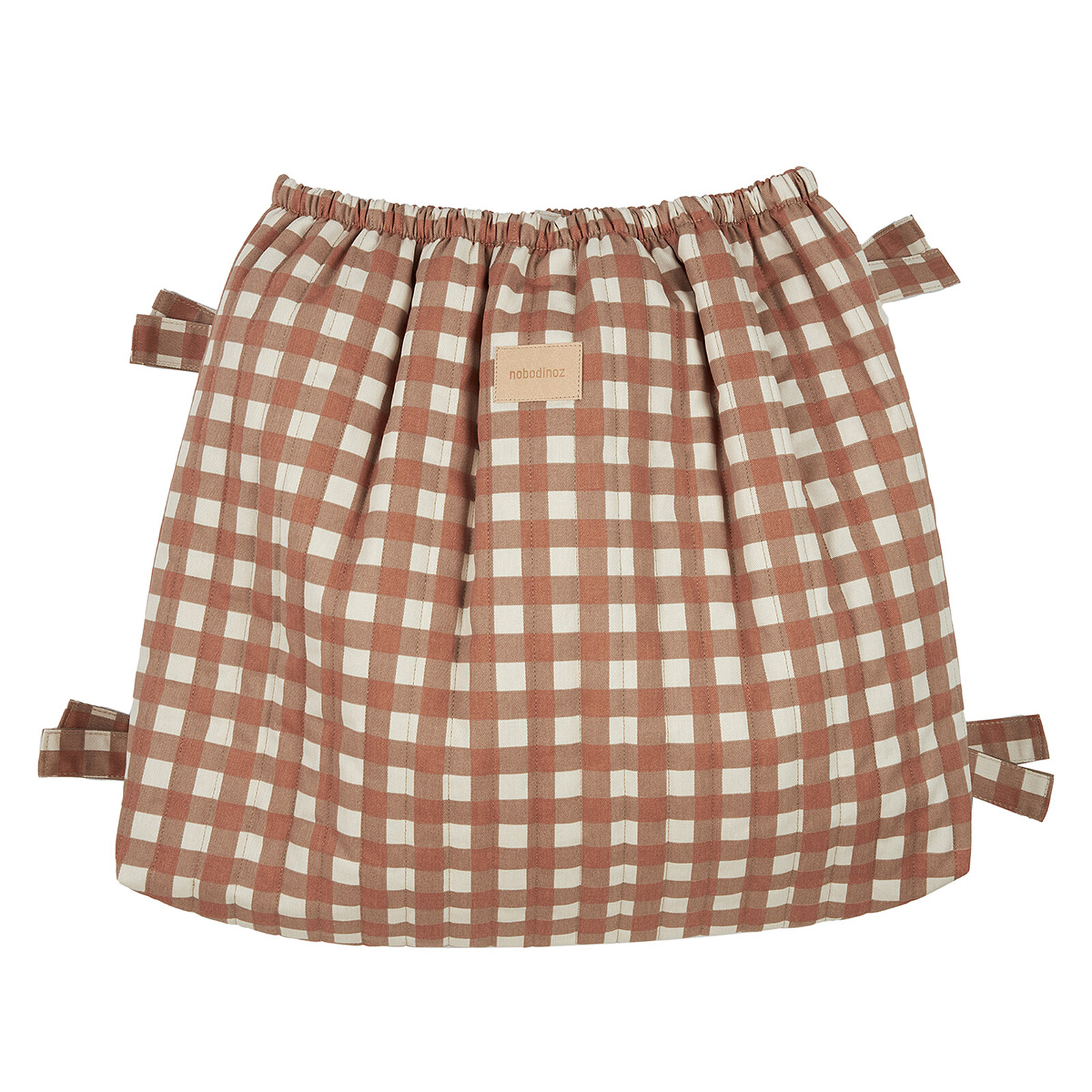 Nobodinoz Sac de Rangement pour Poussette Hyde Park - Terracotta Checks ...