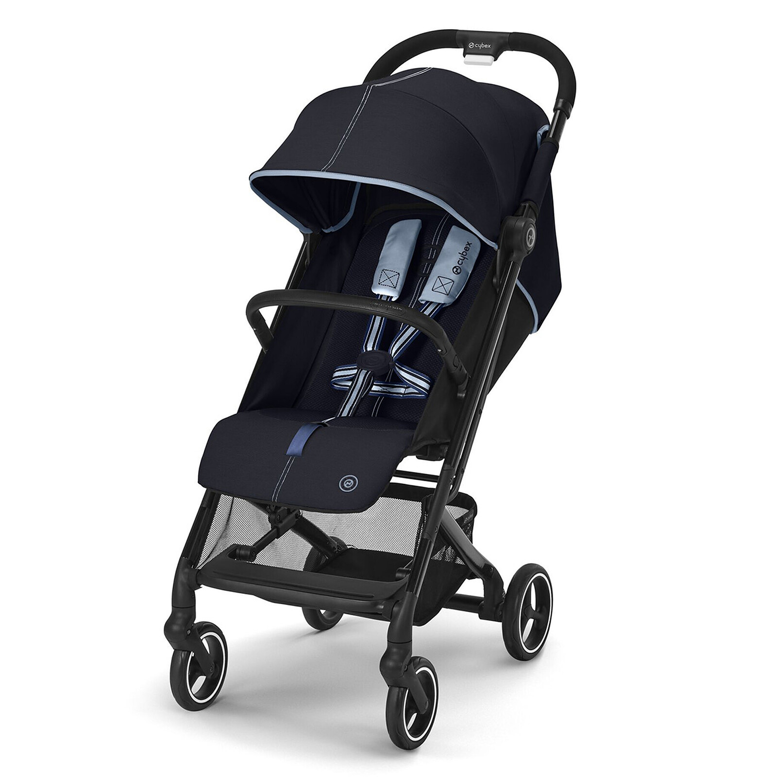 Cybex Poussette Citadine Ultra-compacte Beezy - Ocean Blue - Poussette ...