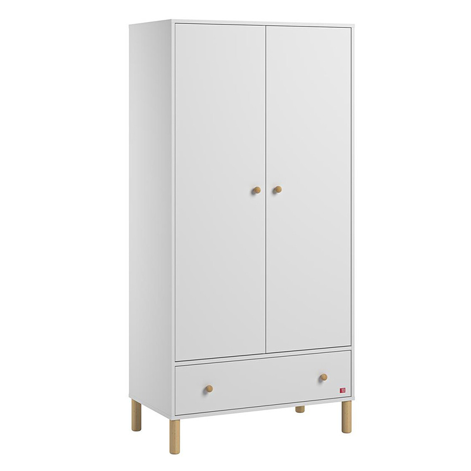 Vox Meubles Armoire 2 Portes Tela - Blanc - Armoire - L'Armoire de Bébé ...