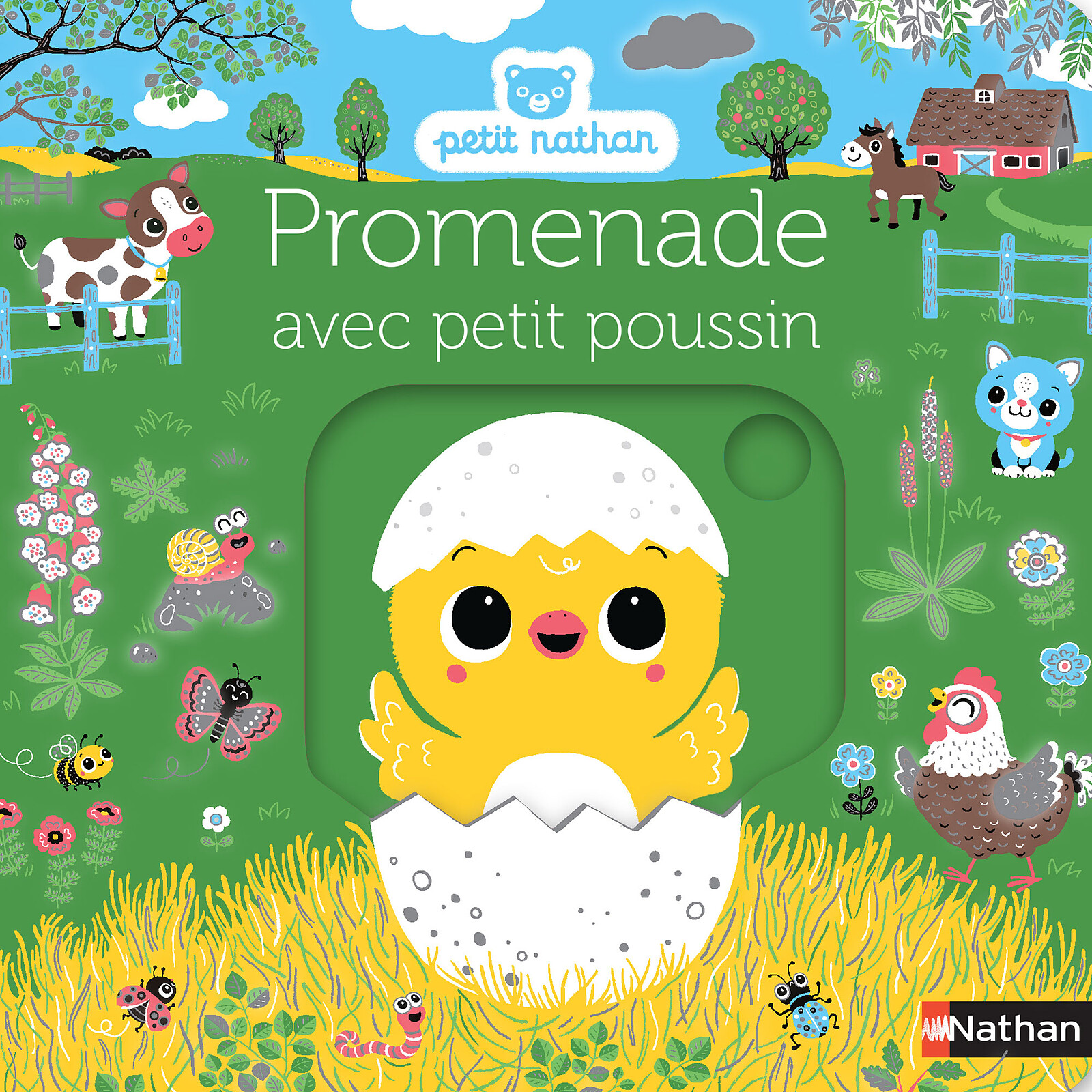 Nathan Editions Promenade avec Petit Poussin - Livres - L'Armoire de Bébé